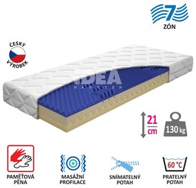 IDEA Matrace s potahem IDEA ARAGON 90x200x21