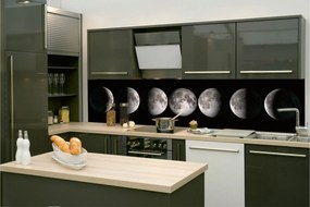 Samolepicí fototapeta na kuchyňskou linku Fáze měsíce KI-260-146 / Fototapety do kuchyně Dimex (260 x 60 cm)