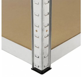 Rohový regál 2400x700x400x425 mm zinkovaný 6-policový, nosnost 900 kg