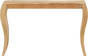 Konzolový stolek 118 x 38 x 76 cm masivní mangovníkové dřevo 247115