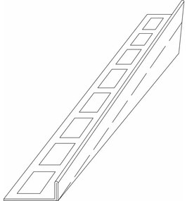 BESCO Spádová lišta NEO - zlatá Barva - Zlatá, Materiál - Nerez, Rozměr A - 120 cm, Varianta - Levá - ZLLSN120LZL