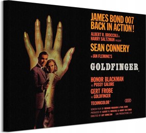 James Bond Goldfinger – obraz na plátně 40x50 cm