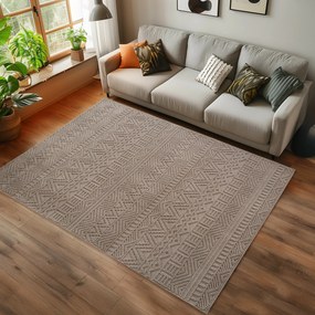 Ayyildiz, Kusový koberec Helix 2202 beige, 280x370, béžová, chodba / předsíň