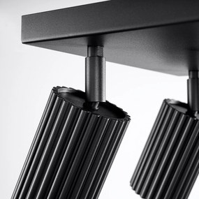 Sollux Lighting Stropní svítidlo KARBON 4 černé