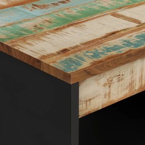 Konferenční stolek 90 x 50 x 40 cm masivní recyklované dřevo,  352871