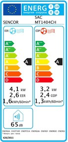 Sencor SAC MT1404CH - mobilní klimatizace
