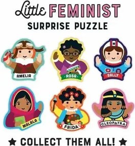 Mudpuppy Puzzle s překvapením Feminist / 70 dílků / od 6 let