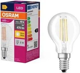 OSRAM LED žárovka 4W E14 / 470 lm / 2700k / 10000h / 230V / noDIM / E