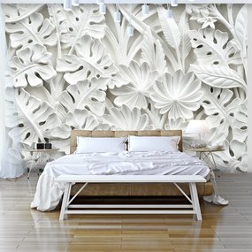 Bimago Fototapeta květiny - Alabaster Garden 300x210 cm