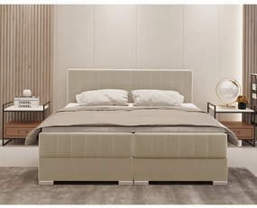 Postel dvoulůžko BOXSPRING EDIT + topper v ceně | 180x200 | 16 šedé