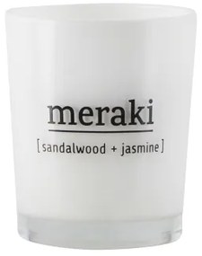 Vonná svíčka Sandalwood & Jasmin Meraki