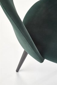 HALMAR K384 židle tmavě zelená