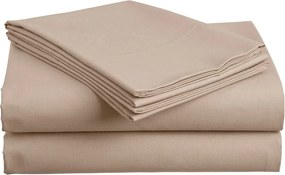 Prostěradlo BASIC béžové 200x220 cm
