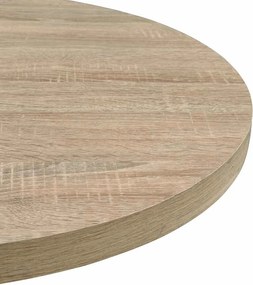 Bistro stůl MDF a ocel kulatý 80 x 75 cm 245613