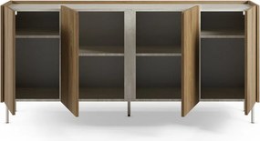 Komoda v dekoru dubu v přírodní barvě 180x83x40,5 cm Lucile – Marckeric