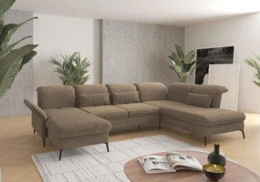 XXXLutz SEDACÍ SOUPRAVA, textil, světle hnědá Sit & More - Sedací soupravy - 00014401183F