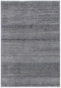 Diamond Carpets koberce Ručně vázaný kusový koberec Diamond DC-MAMLOOK jeans blue/black - 160x230 cm