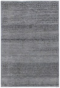 Diamond Carpets koberce Ručně vázaný kusový koberec Diamond DC-MAMLOOK jeans blue/black - 365x550 cm
