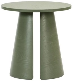 OnaDnes -20% Zelený jasanový kulatý odkládací stolek Teulat Cep 50 cm