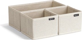 Látkové organizéry do šuplíku v sadě 3 ks Soft Storage – Bigso
