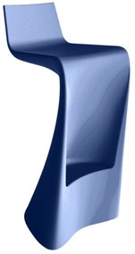 OnaDnes -20% VONDOM Matně modrá plastová barová židle WING 72 cm