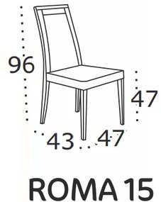 Drewmix Jídelní židle Roma 15
