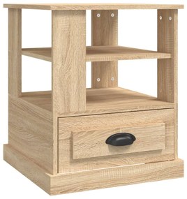 vidaXL Odkládací stolek dub sonoma 50 x 50 x 60 cm kompozitní dřevo