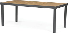 Zahradní stůl KAMPA - polywood / šedá hliníková konstrukce