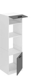Vysoká kuchyňská skříňka Belini Premium Full Version pro vestavnou troubu 60 cm šedý mat  TOR SSP60/0/WT/SR/0/B1/PP