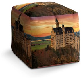 Sablio Taburet Cube Hrad: 40x40x40 cm
