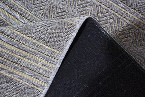 BE Koberec Saran G001 GREY - šedý obdélníkový Rozměr: 60x100 cm