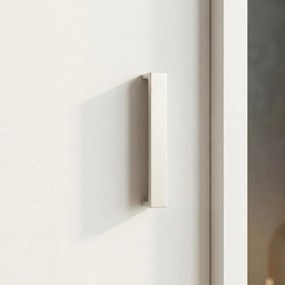 ARK Šatní skříň KLASIK 120 cm, Bílá
