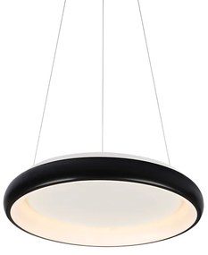 ACA DECOR LED závěsné svítidlo DIANA, černé, průměr 41 cm