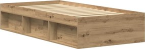 Rám postele bez matrace dub artisan 75x190cm Dřevěné konstrukce 3329310