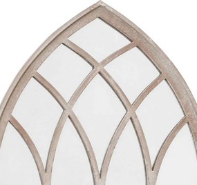 Zahradní zrcadlo pískové 100 x 45 cm železo pro použití venku 318361