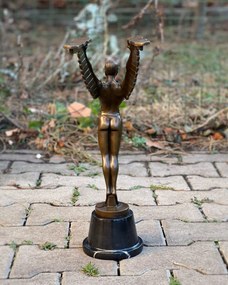 Bronzová socha soška - Íkaros art deco
