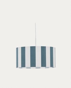 Bílé/modré dětské stínidlo ø 40 cm Ciral – Kave Home