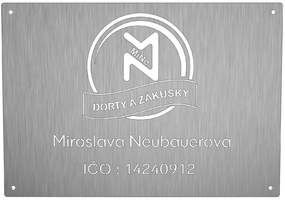 Firemní informační cedule provozovny