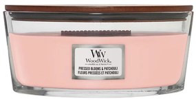 WoodWick Svíčka loď Pressed Blooms & Patchouli, 453 g