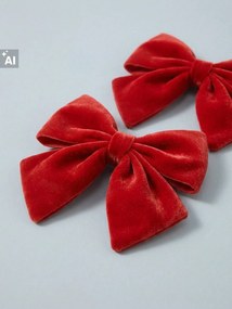 Sinsay - Dekorativní vánoční mašle 2 pack - červená