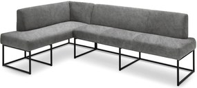XXXLutz ROHOVÁ LAVICE, buk, šedá Livetastic - Online Only jídelní židle & lavice - 000694010411