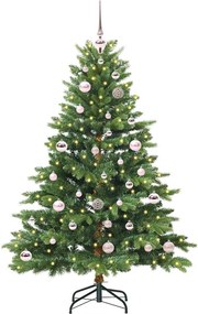 Umělý vánoční stromeček s stojanem Zelená 150 cm PE a PVC 3397538