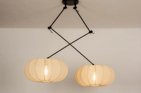 Závěsné svítidlo s ramenem Snap Yapan Style 50 Taupe and Black