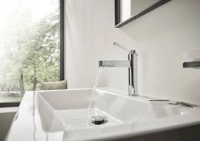 Hansgrohe Finoris, umyvadlová baterie 110, s výpustí Push-Open, CoolStart, EcoSmart, chromová, 76024000