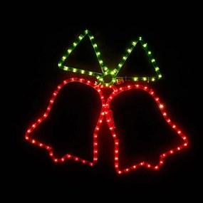 ACA DECOR Vánoční venkovní LED dekorace Zvonky