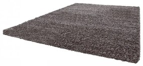 Vopi | Kusový koberec Life Shaggy 1500 taupe - Kulatý průměr 160 cm