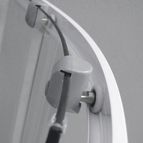 Roltechnik Čtvrtkruhový sprchový kout AVILES v setu s vaničkou 80 cm 80 cm 4000660