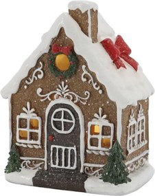 Perníkový domeček Gingerbread Noël LED – 10*7*13 cm / 2xAA