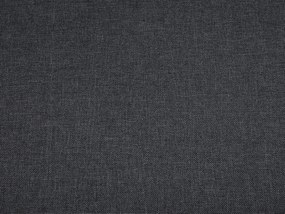 Taburet čalouněný tmavě šedý FEVIK Beliani
