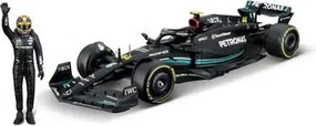 Bburago RACE Formule F1 s figurkou jezdce - Mercedes-AMG W14 E Perform